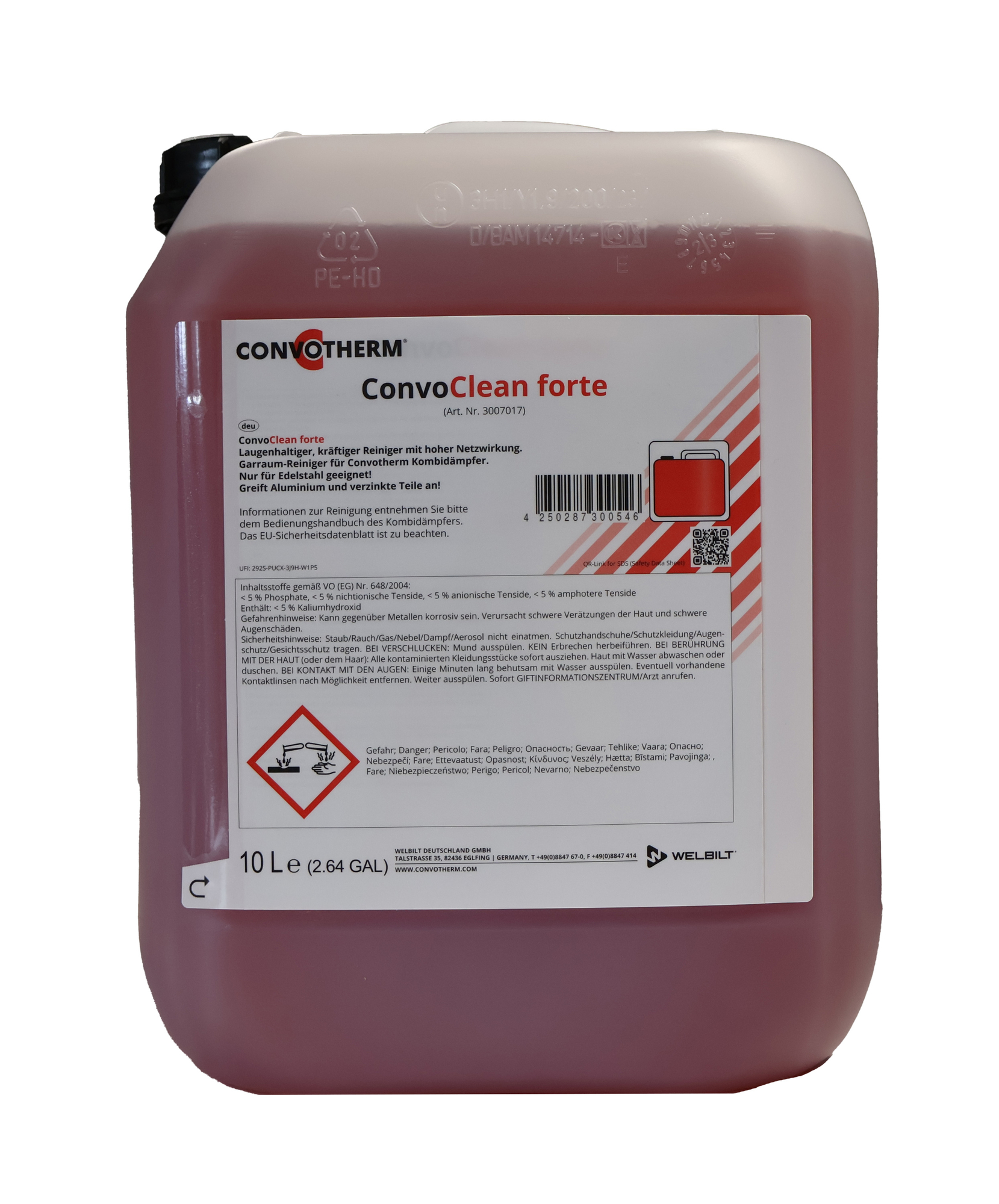 Convotherm ConvoClean forte 10 Liter Garraumreiniger | Gastrodax®