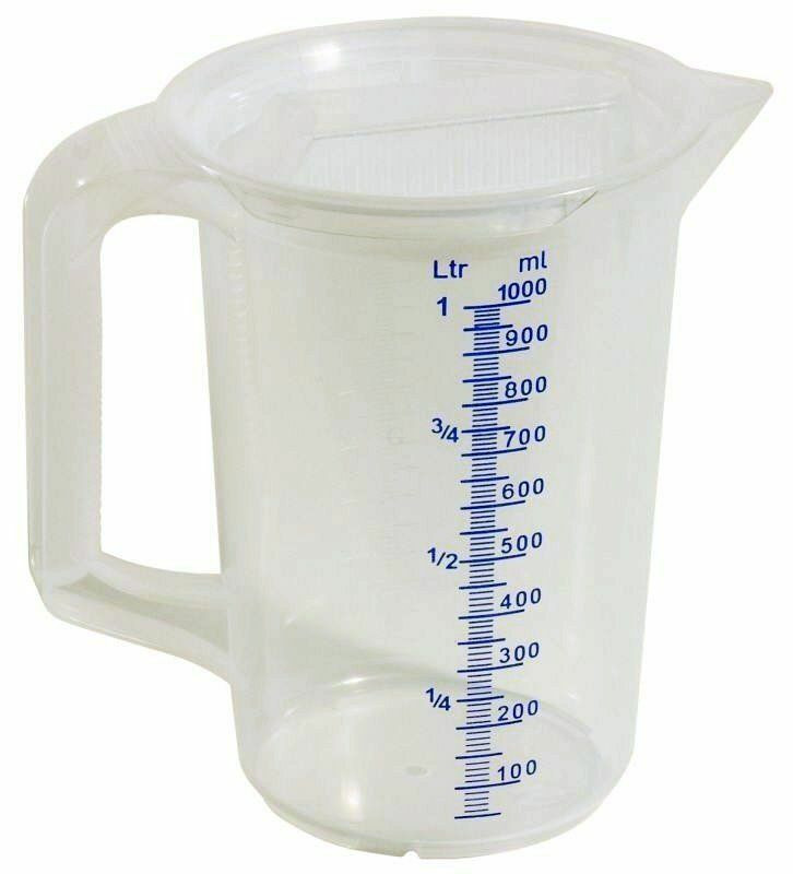 Contacto Messbecher mit Deckel 1 Liter | Gastrodax®