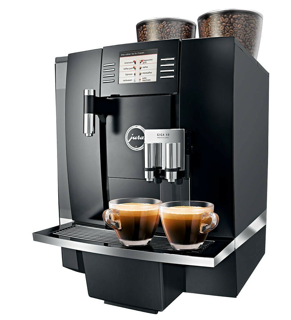 JURA GIGA X8 Professional Aluminium Schwarz Kaffeevollautomat Modell 2017 | Gastrodax