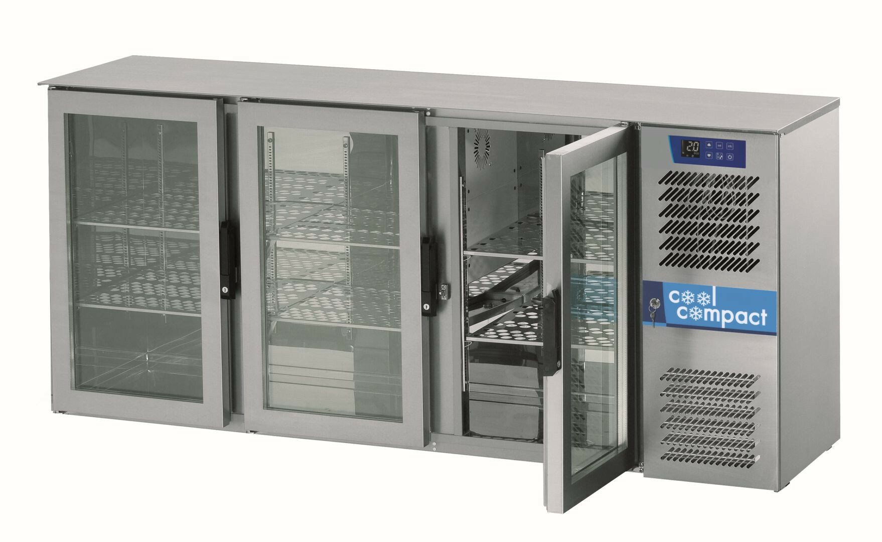 Cool Compact Flaschen-Kühltheke Magnos 3 Türen | Gastrodax®
