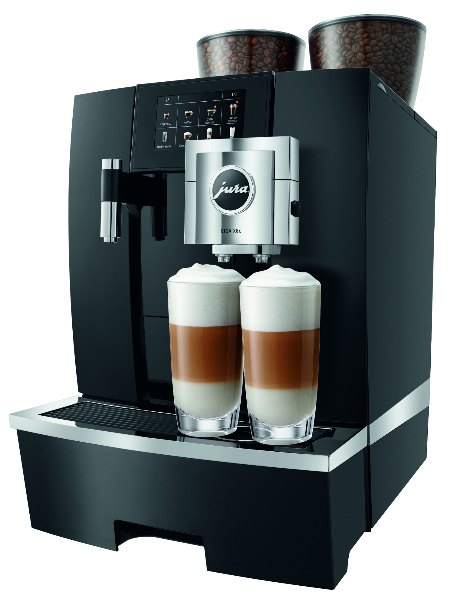 JURA GIGA X8c Aluminium Schwarz Kaffeevollautomat | Gastrodax®