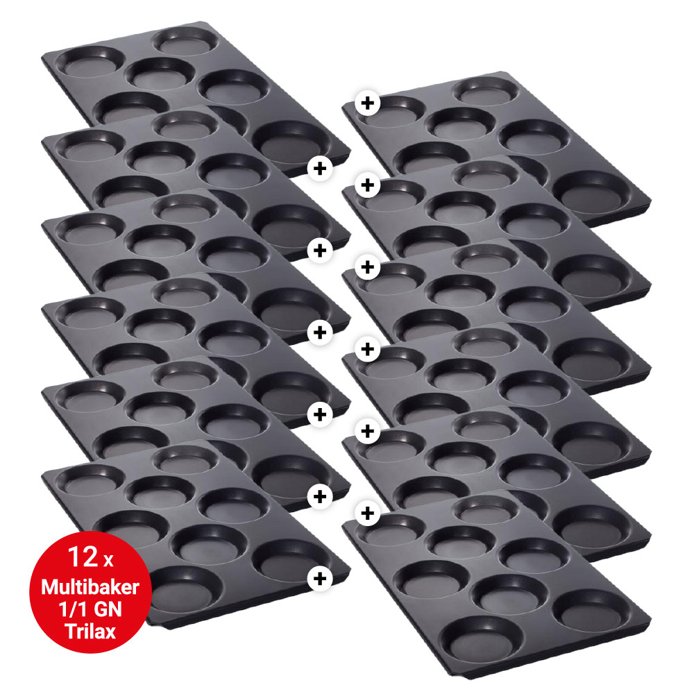 RATIONAL Multibaker 1/1 GN Trilax Paket - 12 Stück | Gastrodax®